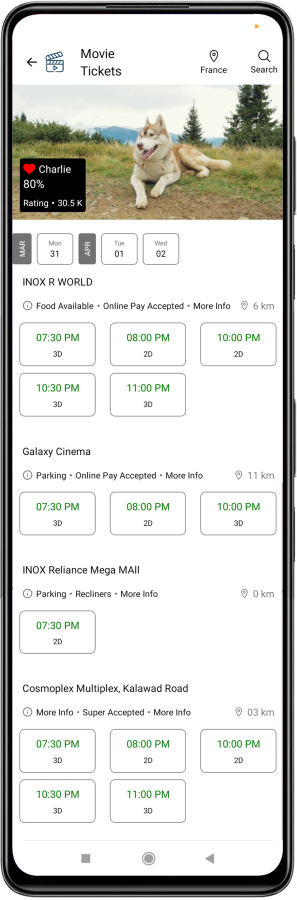 Movie Booking - Online Movie Ticket Booking React Native iOS/Android App Template by vg_infotec